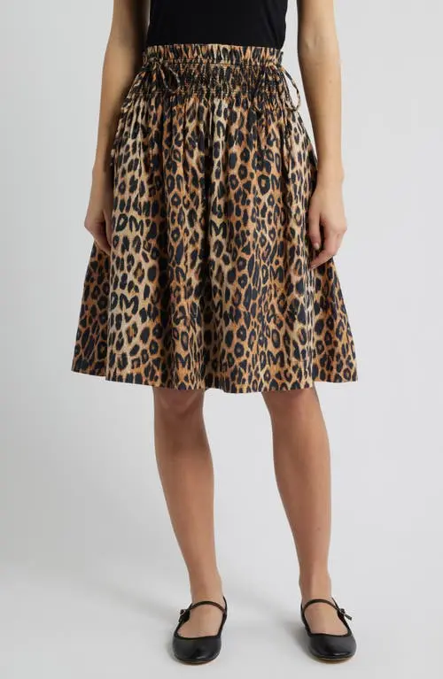 DAMSON MADDER Lilo Leopard Spot Convertible Minidress