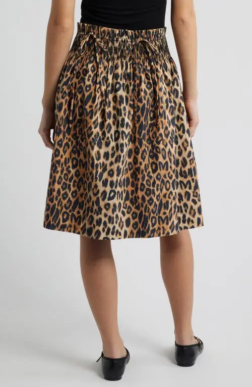 DAMSON MADDER Lilo Leopard Spot Convertible Minidress