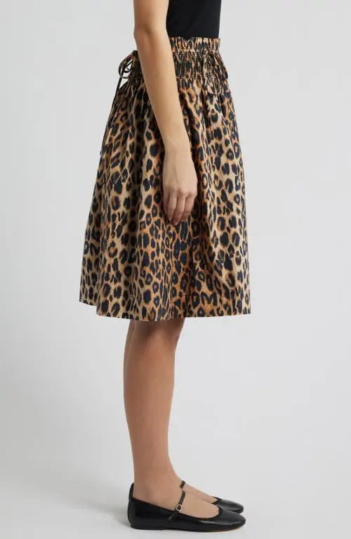 DAMSON MADDER Lilo Leopard Spot Convertible Minidress