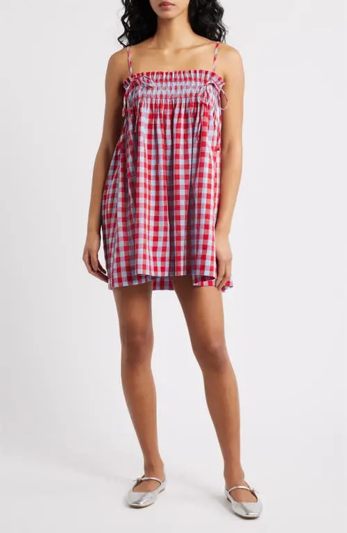 DAMSON MADDER Lilo Plaid Minidress