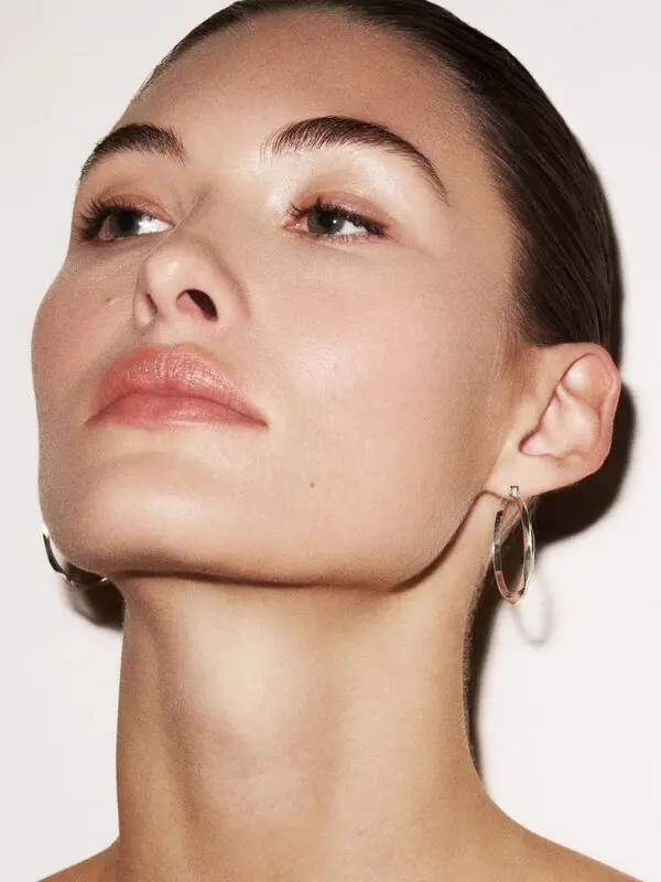 REFORMATION Florence Hoop Earrings - Silver