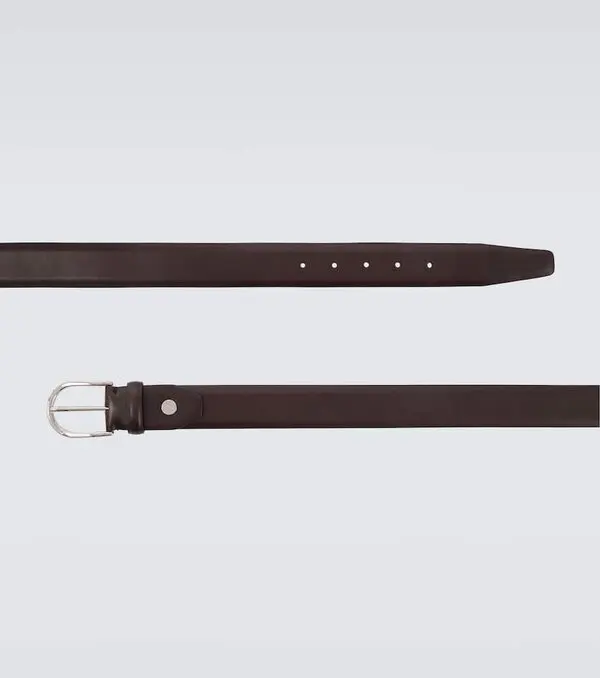 Brioni Leather Belt - Brown