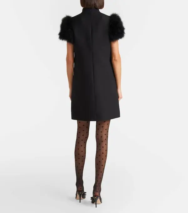 Wolford Daisy Floral Sheer Tights - Black