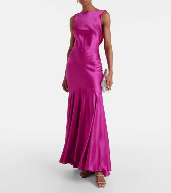 Nina Ricci Open-back Maxi Dress
