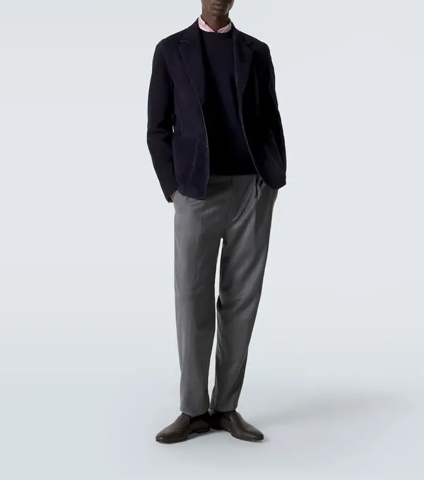 Ralph Lauren Purple Label Suede Blazer