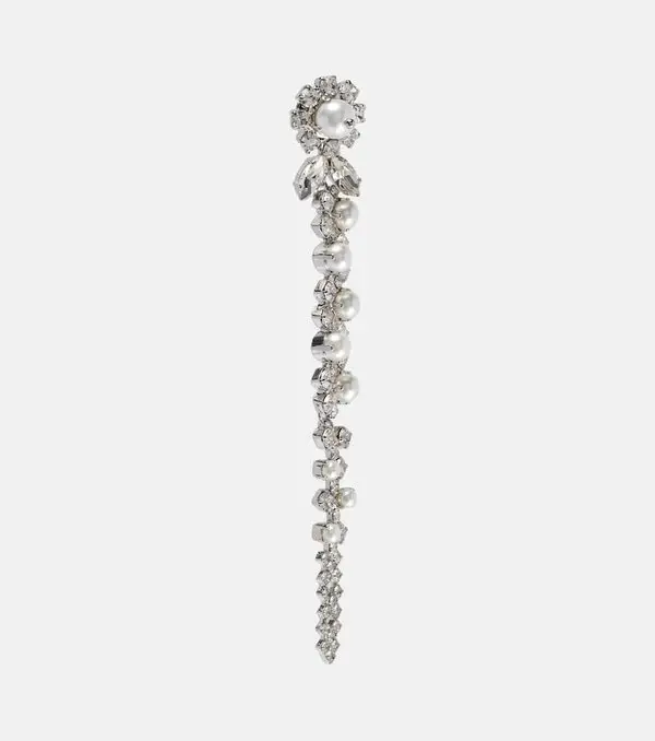 Simone Rocha Embellished Faux Pearl Drop Earrings