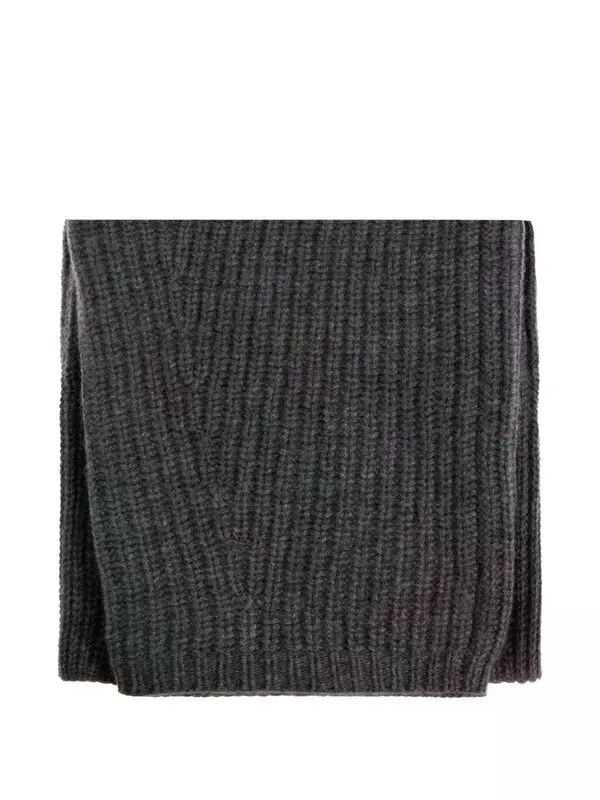 LISA YANG Ribbed Scarf - Grey
