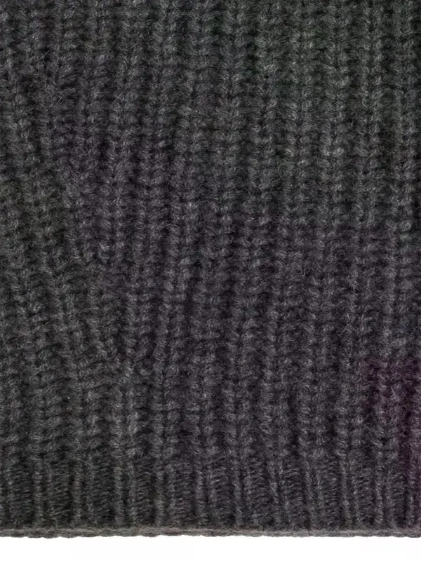 LISA YANG Ribbed Scarf - Grey
