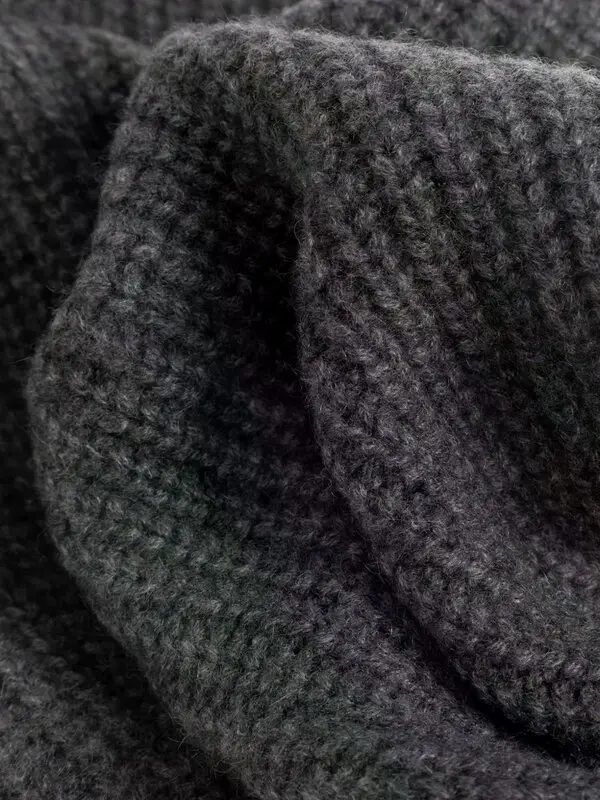 LISA YANG Ribbed Scarf - Grey