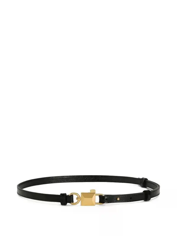 Dolce & Gabbana Padlock Detail Belt - Black