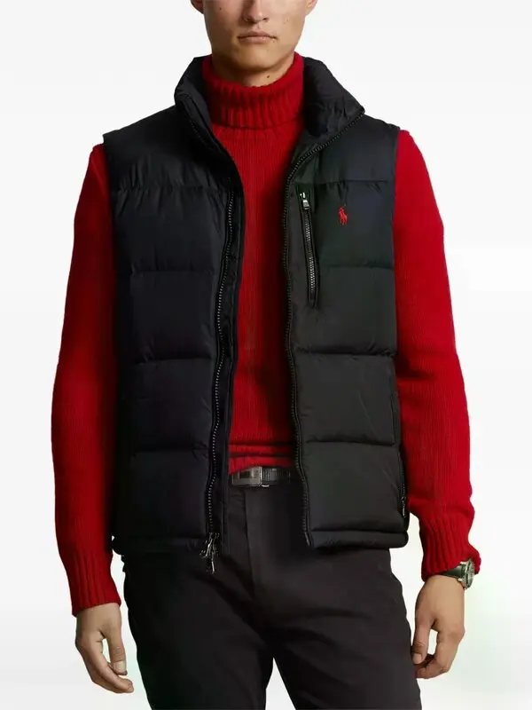Polo Ralph Lauren Polo Pony Padded Gilet - Black