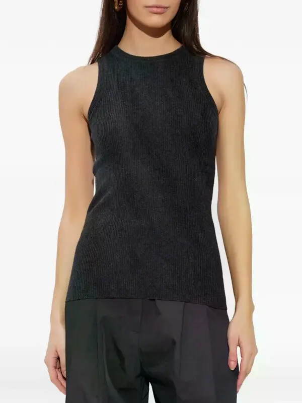 LISA YANG Ribbed Knit Tank Top