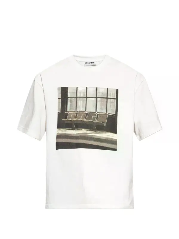 JIL SANDER Graphic-print T-shirt - White