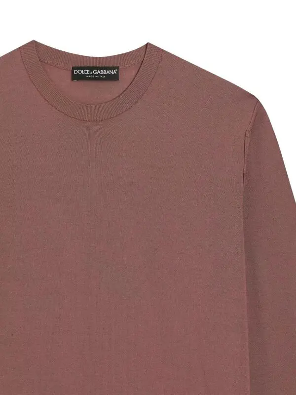 Dolce & Gabbana Crewneck Cashmere Sweater - Brown