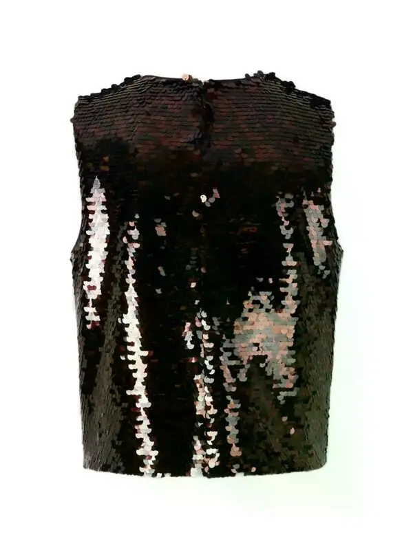 Staud Sequin Sleeveless Top