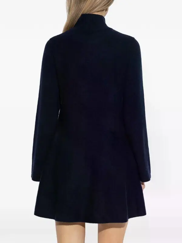 LISA YANG Long-sleeve Mini Dress - Blue