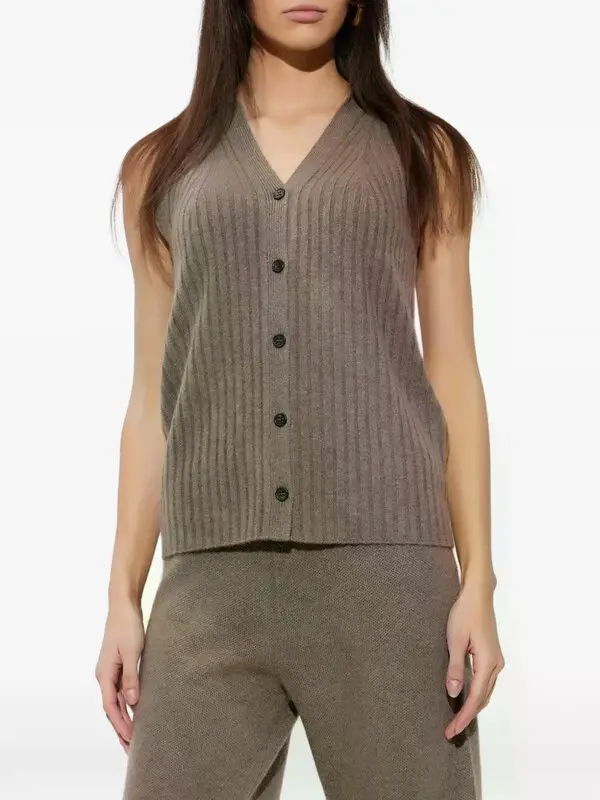 LISA YANG Buttoned V-neck Vest