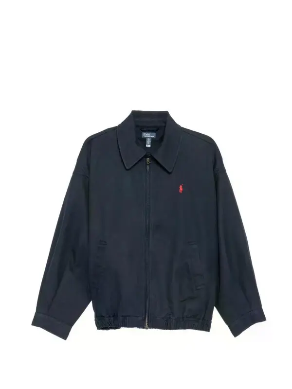Polo Ralph Lauren Logo-embroidered Zip Jacket - Blue