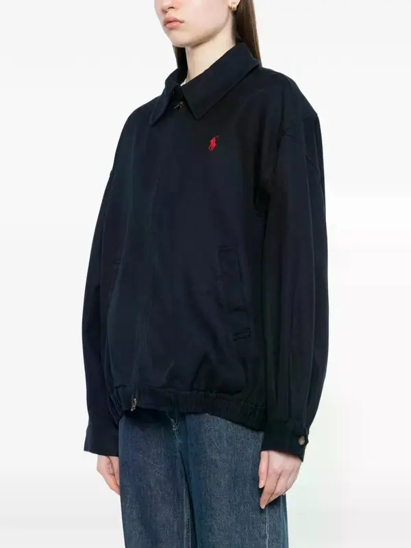 Polo Ralph Lauren Logo-embroidered Zip Jacket - Blue