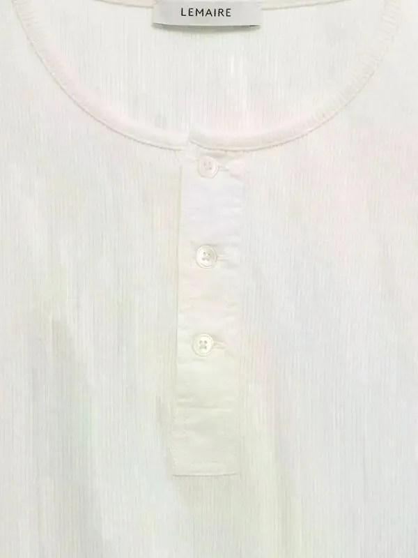 LEMAIRE Button Ribbed T-shirt