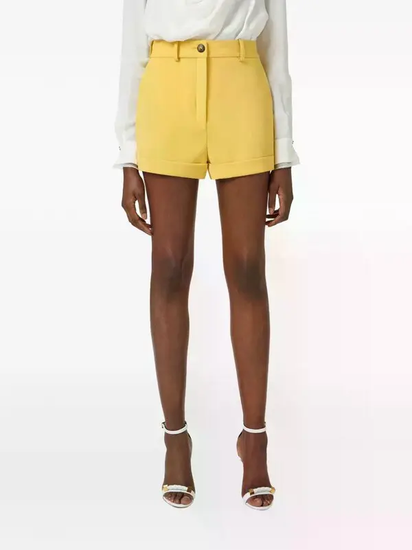 Elisabetta Franchi Buttoned Shorts - Yellow