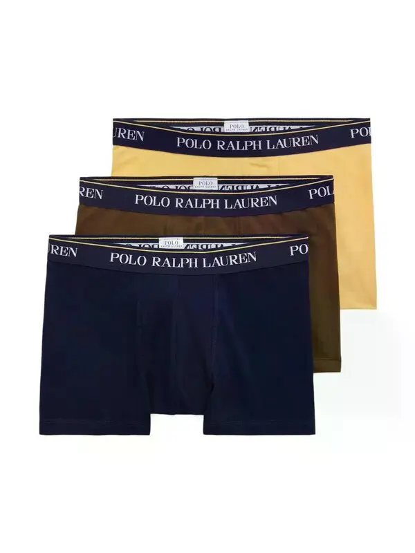 Polo Ralph Lauren Logo-waistband Trunks - Blue