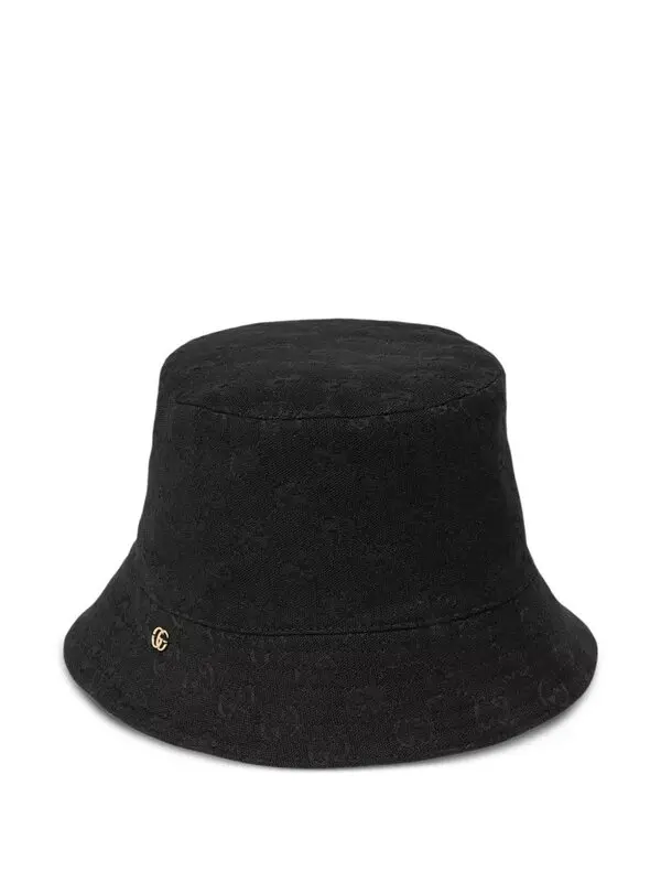 Gucci Monogram Bucket Hat - Black