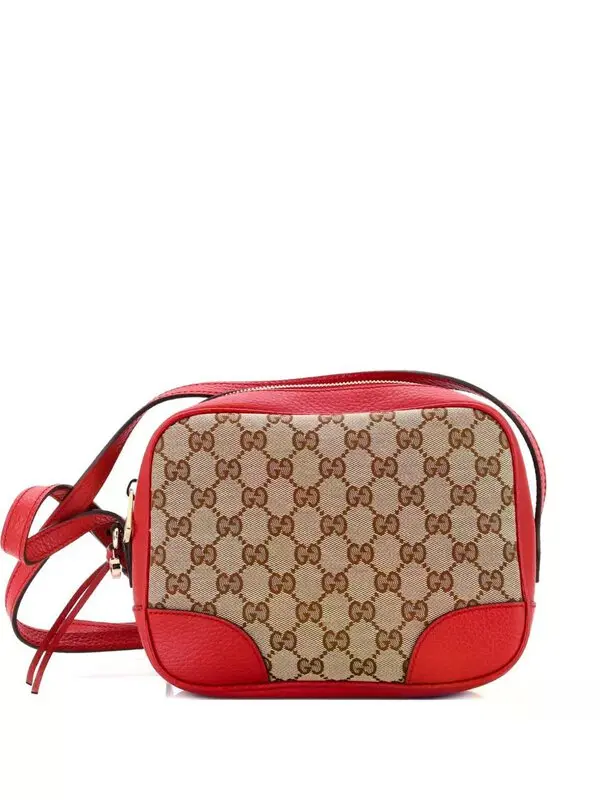 Gucci Bree Disco Gg Canvas Mini Crossbody Bag - Brown