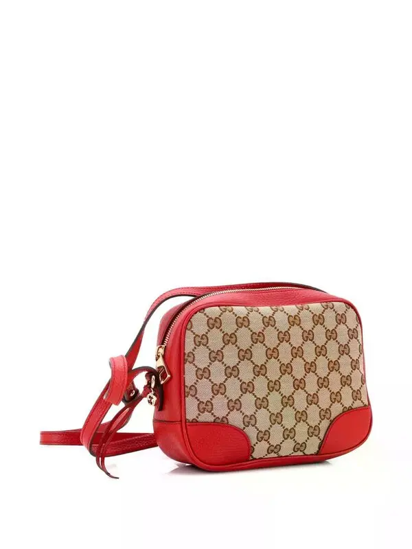 Gucci Bree Disco Gg Canvas Mini Crossbody Bag - Brown