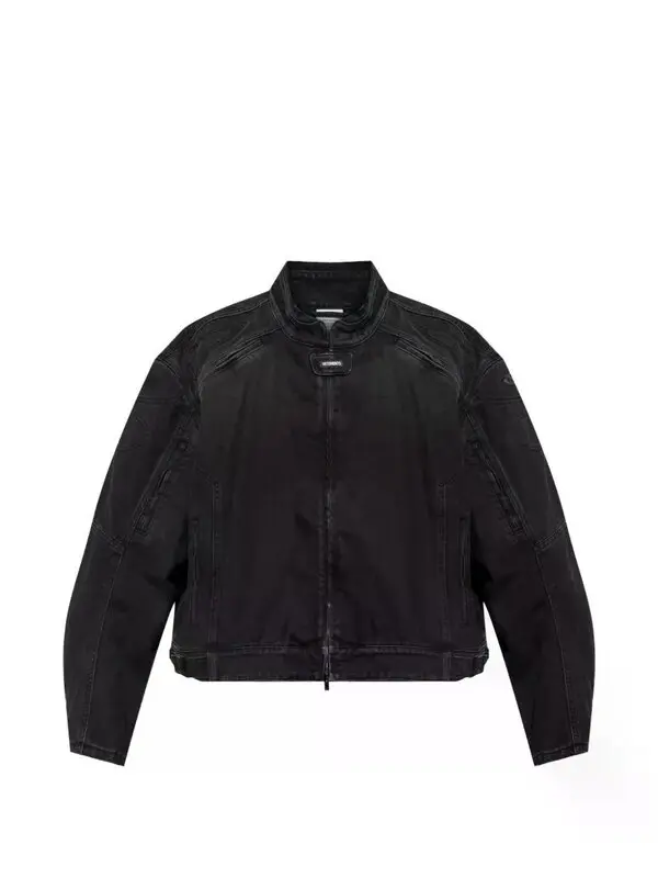 Vetements Zipped Denim Jacket