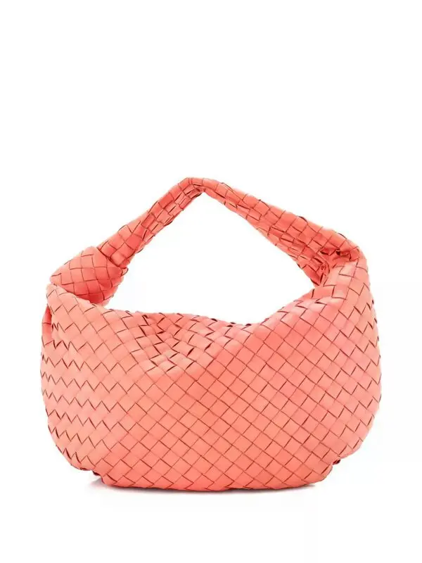 Bottega Veneta Jodie Intrecciato Nappa Medium Hobo Bag - Pink