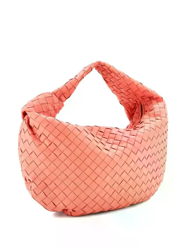 Bottega Veneta Jodie Intrecciato Nappa Medium Hobo Bag - Pink