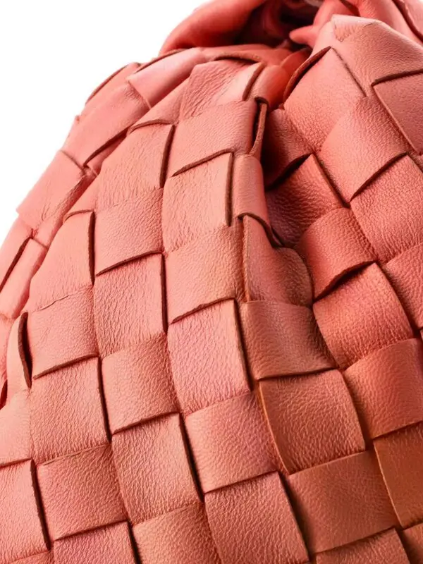 Bottega Veneta Jodie Intrecciato Nappa Medium Hobo Bag - Pink