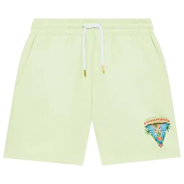 Casablanca Innocence Triangle Sweatshorts - Green