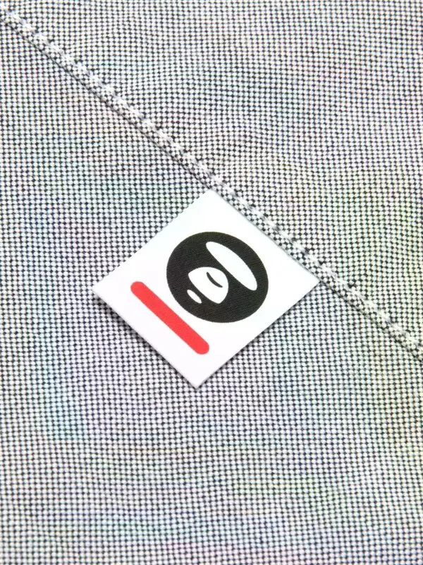 AAPE BY *A BATHING APE Logo-patch Shirt - Grey