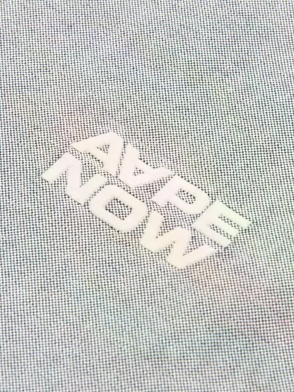 AAPE BY *A BATHING APE Logo-patch Shirt - Grey
