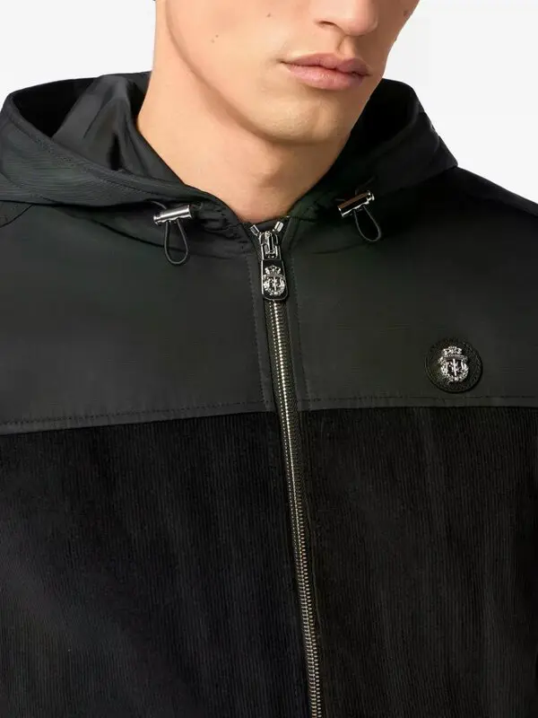BILLIONAIRE Hooded Corduroy Gilet