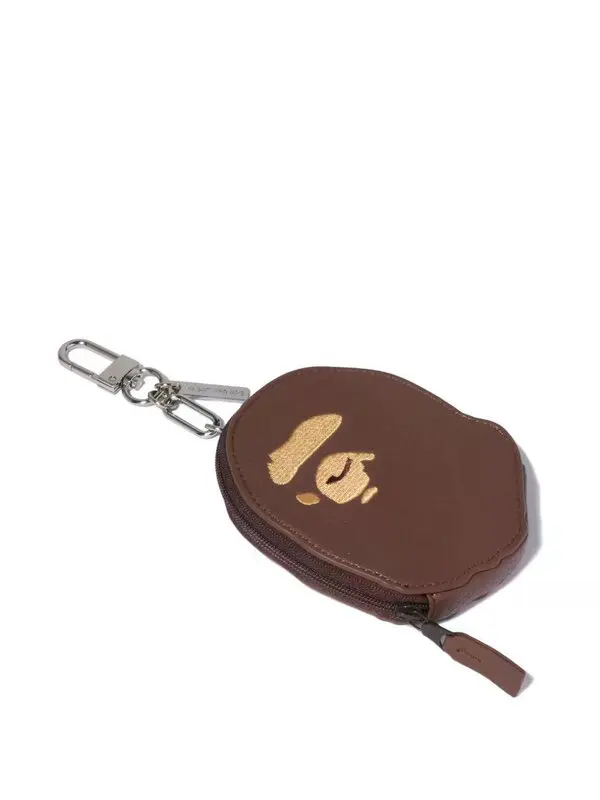 A BATHING APE Embroidered Clip Wallet