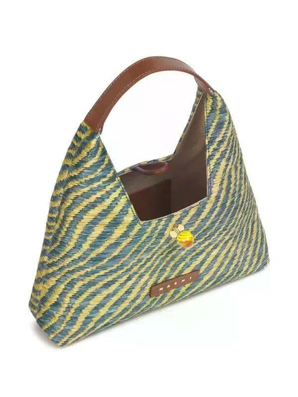 Marni Trapeze Wavy Mini Bag - Green