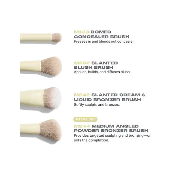 MORPHE Buttery Blends Four-piece Face Brush Set