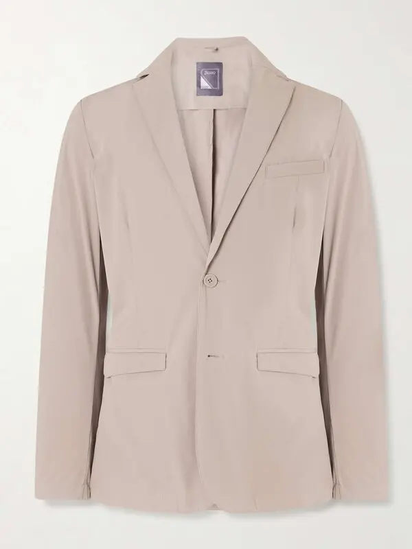 Herno Slim-fit Shell Blazer - Beige