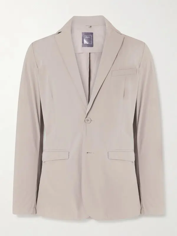 Herno Slim-fit Shell Blazer - Neutrals