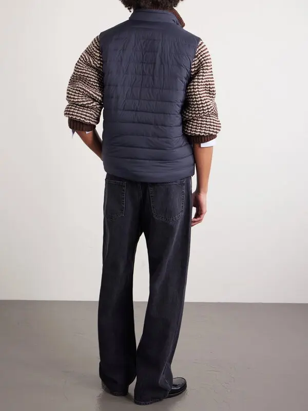 Herno Reversible Quilted Down Gilet - Blue