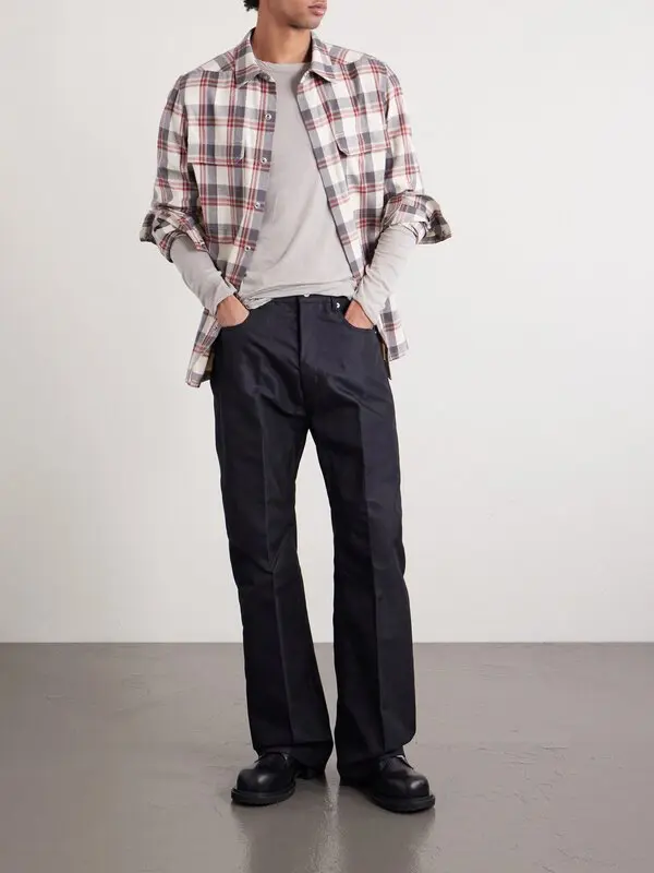 Rick Owens Geth Straight-leg Trousers - Black