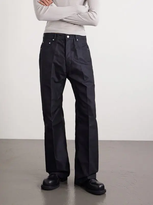 Rick Owens Geth Straight-leg Trousers - Black
