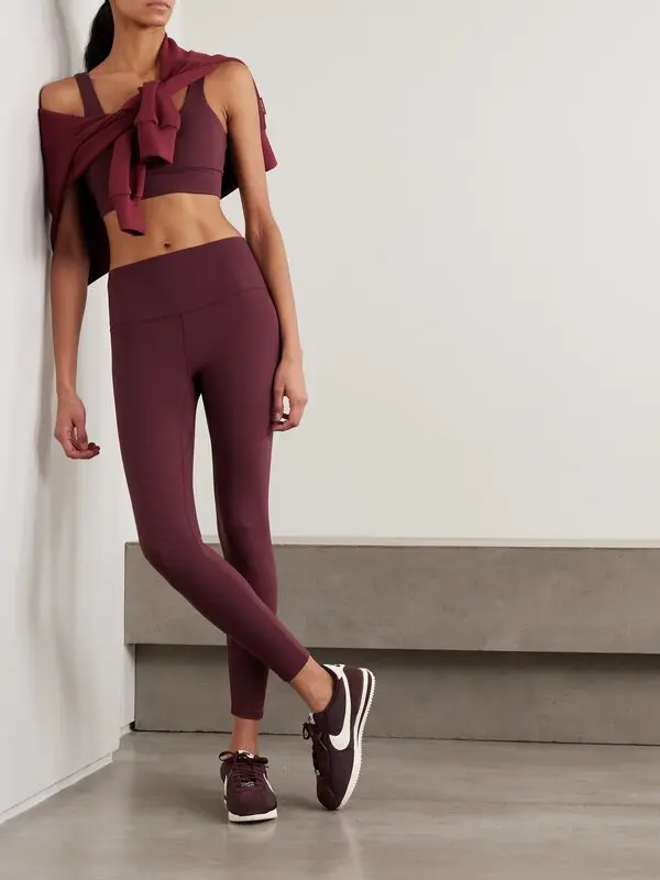 Varley Freesoft™ Jersey Leggings - Burgundy