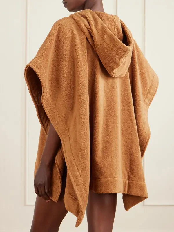 Lisa Marie Fernandez Hooded Cotton-terry Poncho