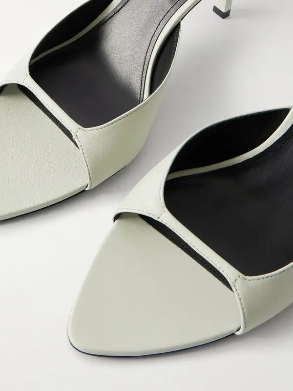 Victoria Beckham Eliza Leather Sandals - Green