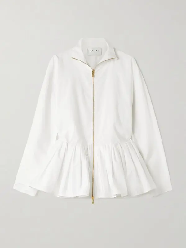 Alaïa Cotton Jacket - White