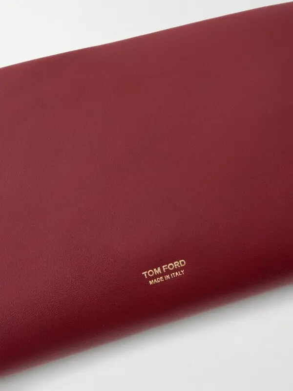 TOM FORD Aura Leather Clutch